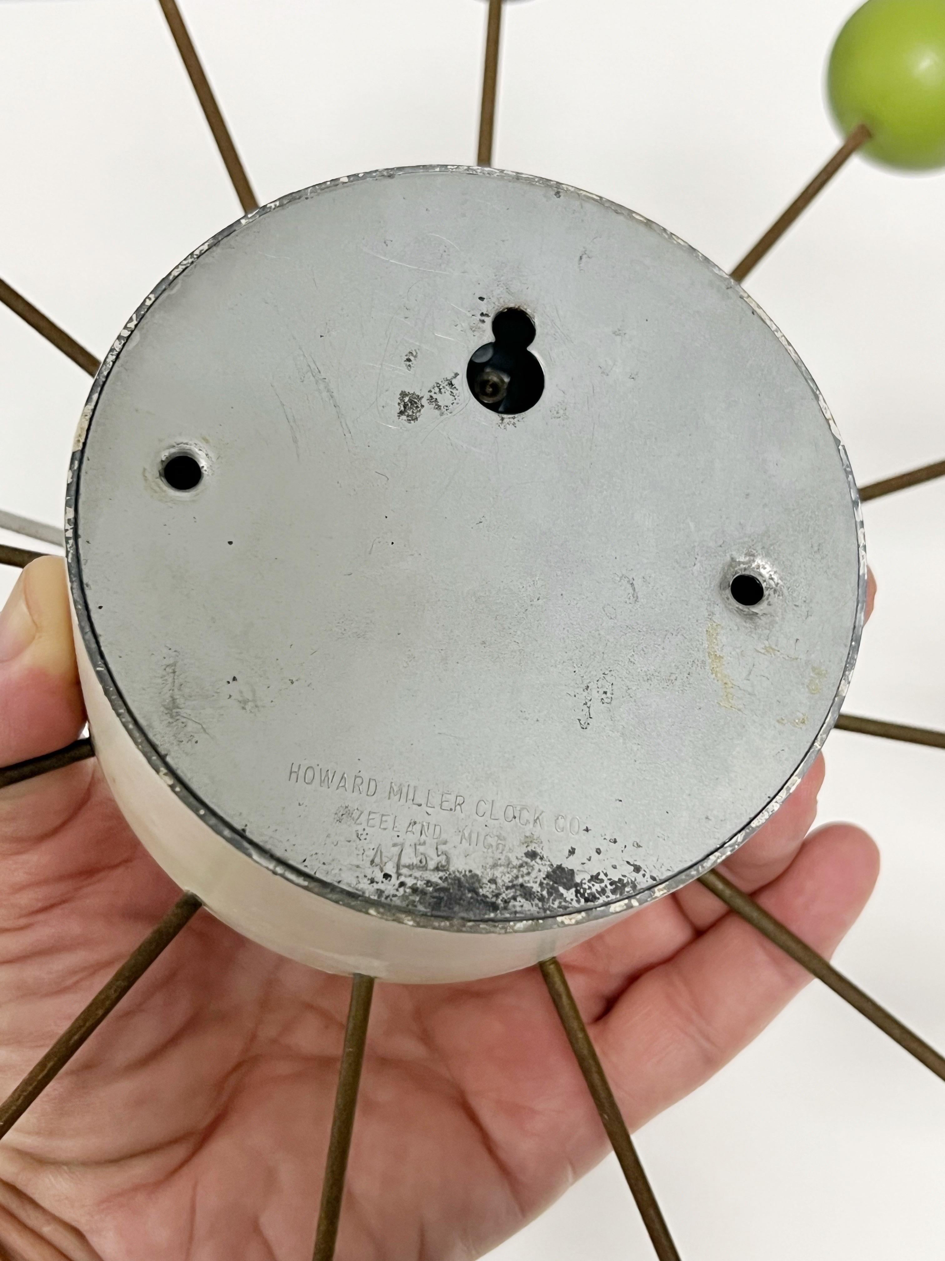 George Nelson Howard Miller Ballclock Clock For Sale at 1stDibs ...