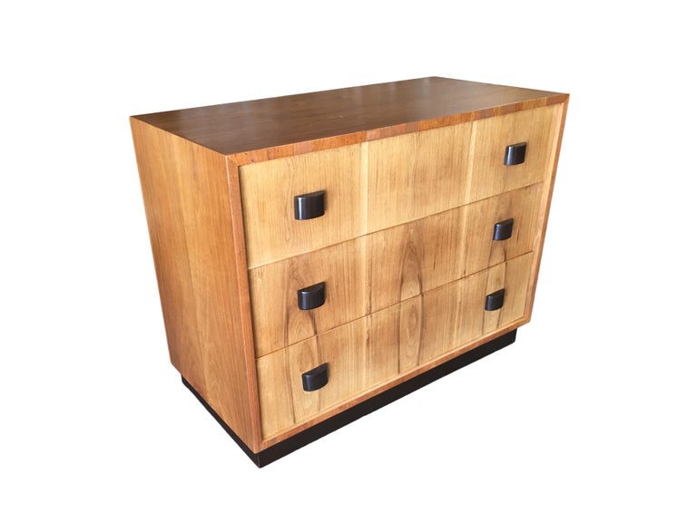 George Nelson Inspired Walnut Dressers, a Pair For Sale at 1stDibs