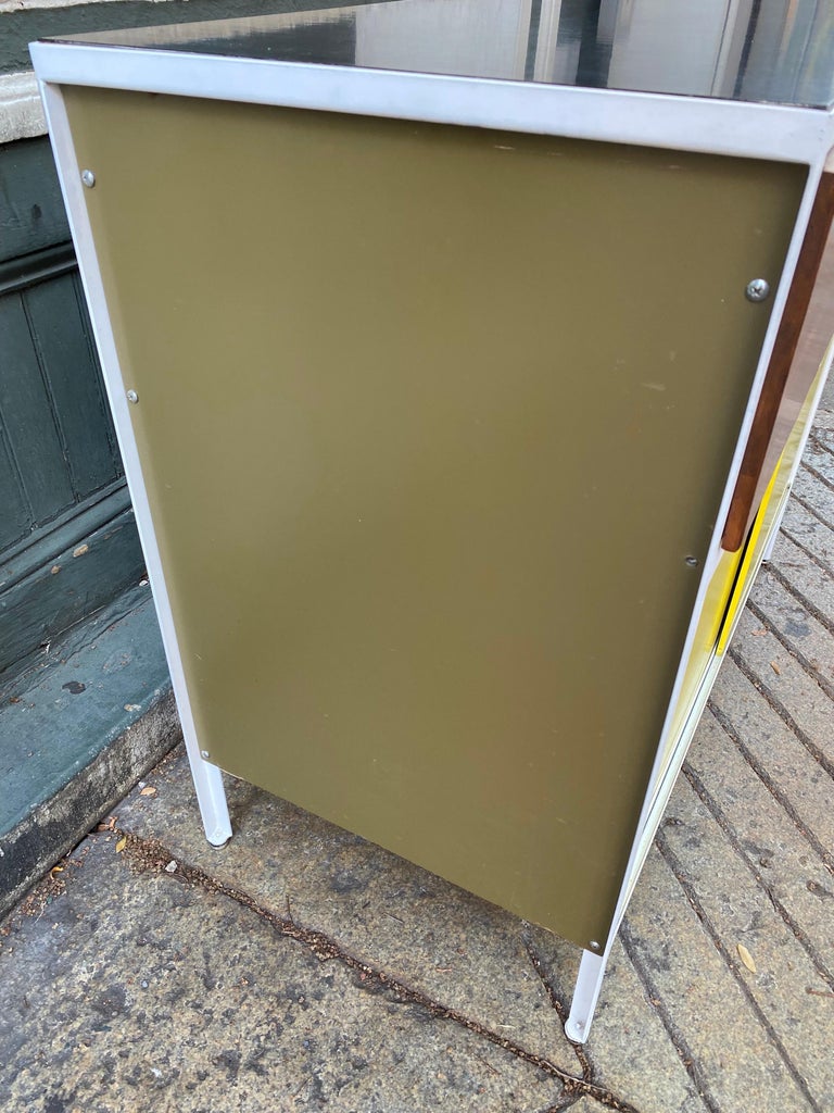 George Nelson Steel Frame Cabinet For Sale at 1stDibs