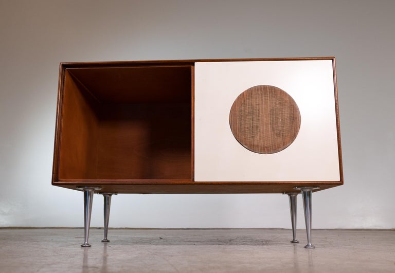 George Nelson Thin Edge Eames Stereo Cabinet Credenza at 1stDibs ...
