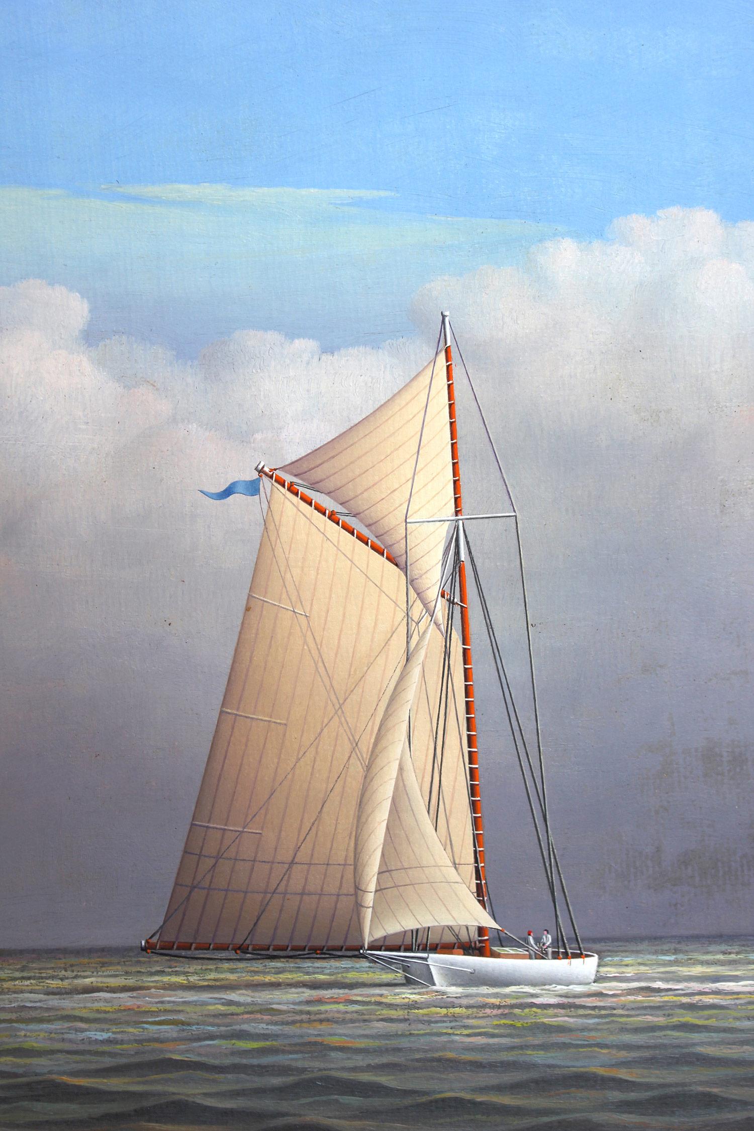 George Nemethy - "Sailing After the Storm" Realist Oil Painting on ...
