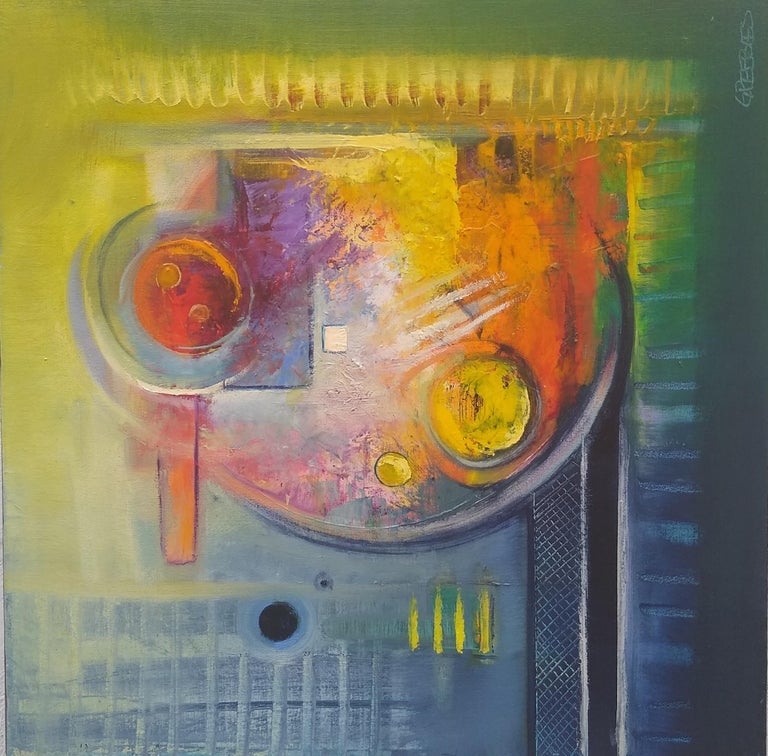 George Peebles - Spring Solstice, Abstract Oil Painting For Sale at 1stDibs