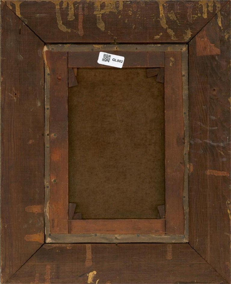 George Perrin - George Perrin - 1884 Oil, Old House at Betws-y-Coed ...