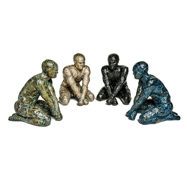 George Petrides - Ajitto, Green/Brown finish, 2021 For Sale at 1stDibs
