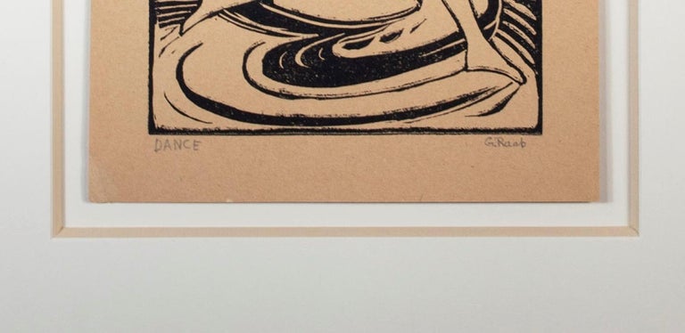 George Raab - 'Dance' Original Linoleum Block Print by George Raab For ...