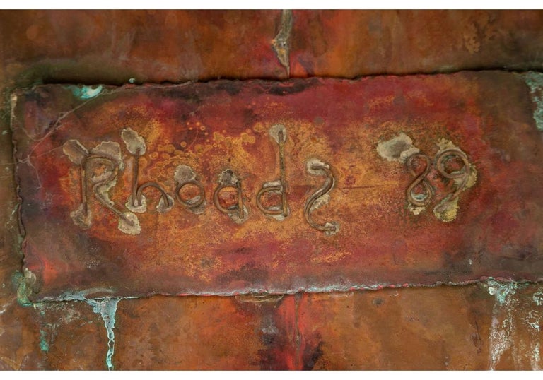 George Rhoads 1989 Large Scale Metal Kinetic Fountain Sculpture For ...