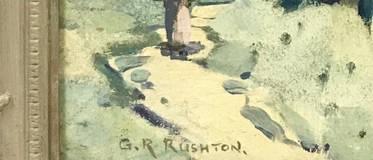 George Robert Rushton RBA ROI - Antique British Impressionist Signed ...