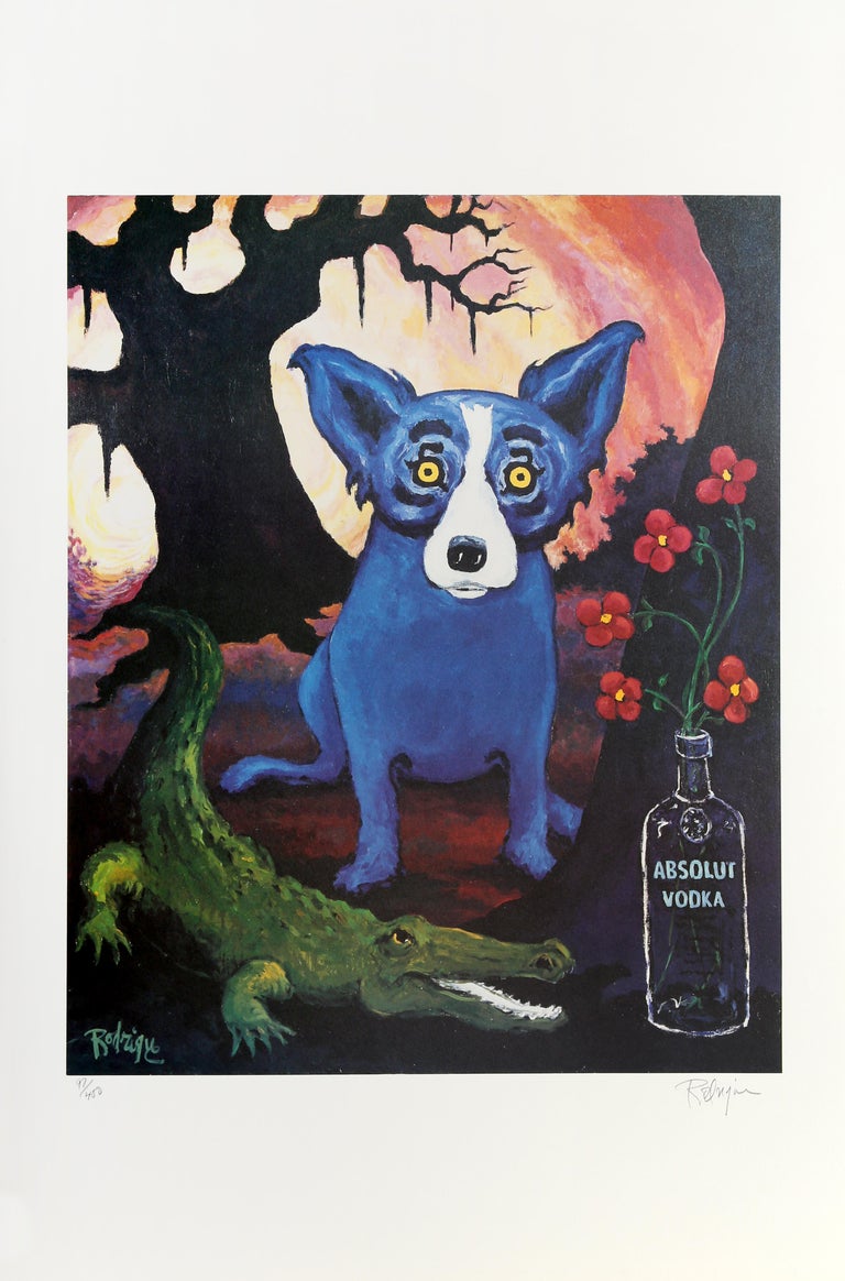 George Rodrigue - Absolut Statehood: Louisiana, Lithograph by George ...