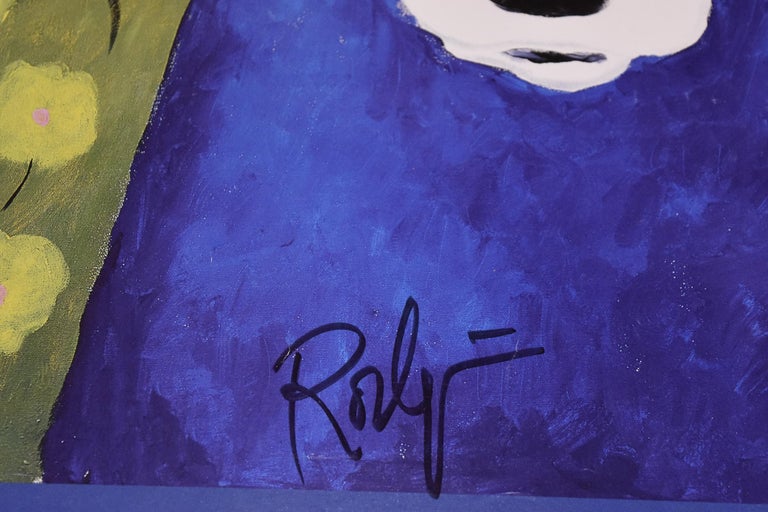 George Rodrigue - "Blue Dog Man" Book Advertising Poster For Sale at ...