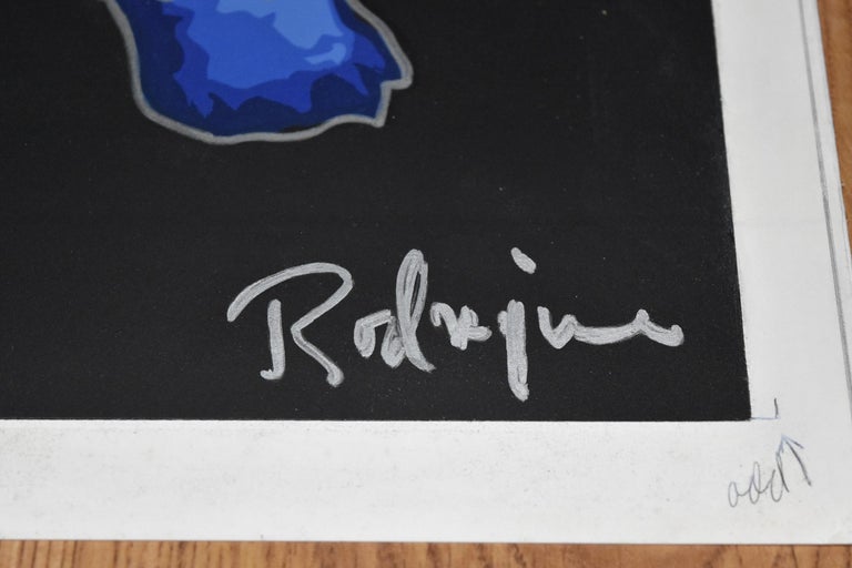 George Rodrigue - Blue Dog "Original - Party Animal - Black - Concept ...