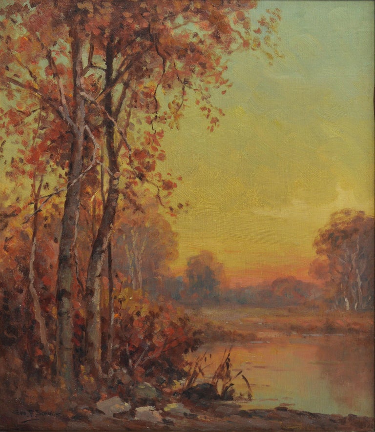 George Schultz - Sunset Landscape by George Schultz at 1stDibs