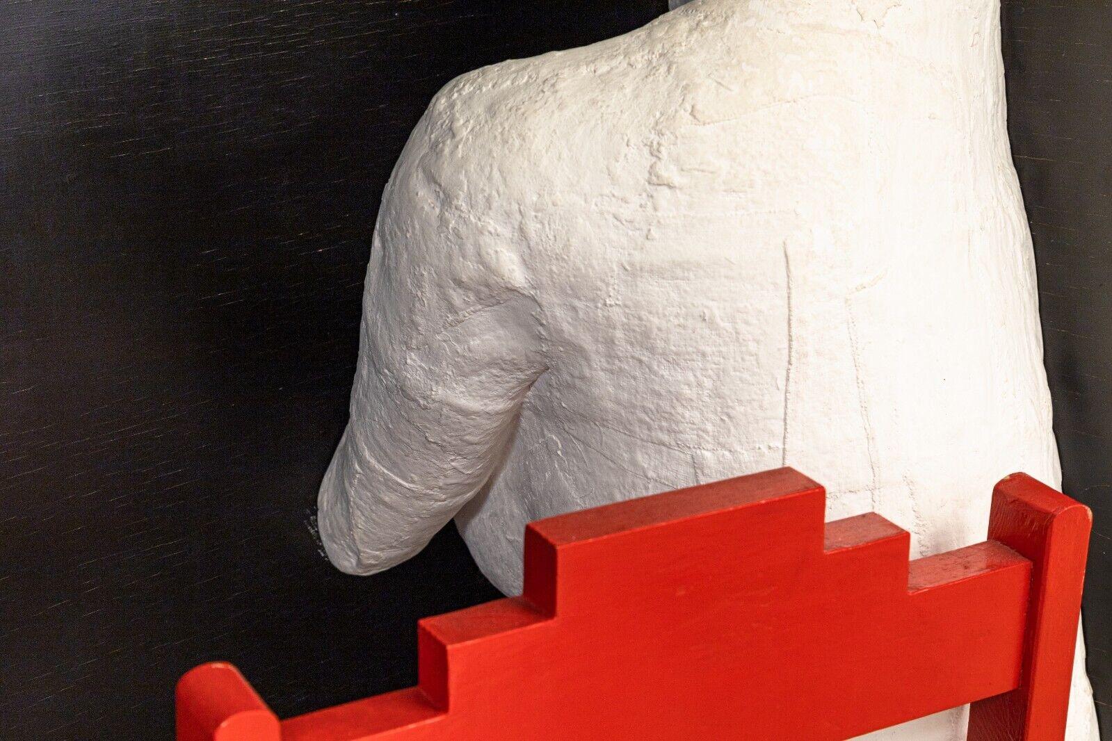 George Segal Girl on a Chair 80/150 Figurative Painted Wood Assemblage ...