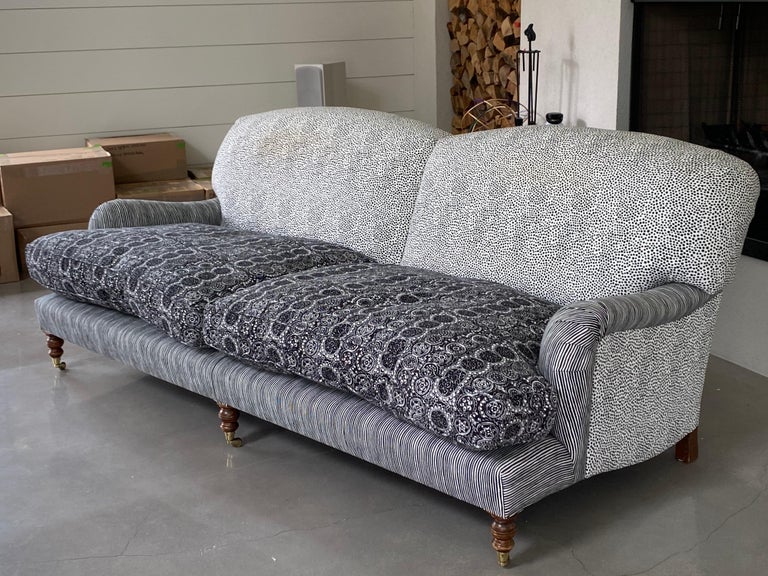 George Sherlock Extended Two Seater Sofa covered in Marimekko Fabrics ...