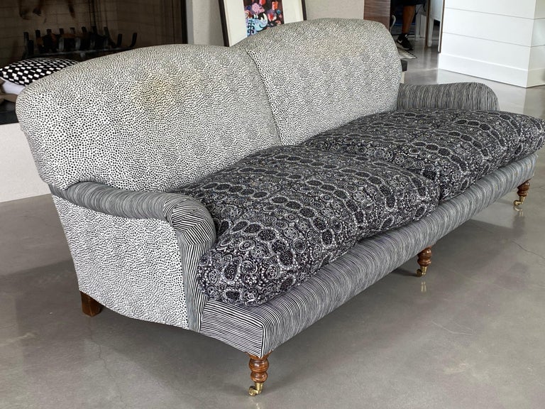 George Sherlock Extended Two Seater Sofa covered in Marimekko Fabrics ...