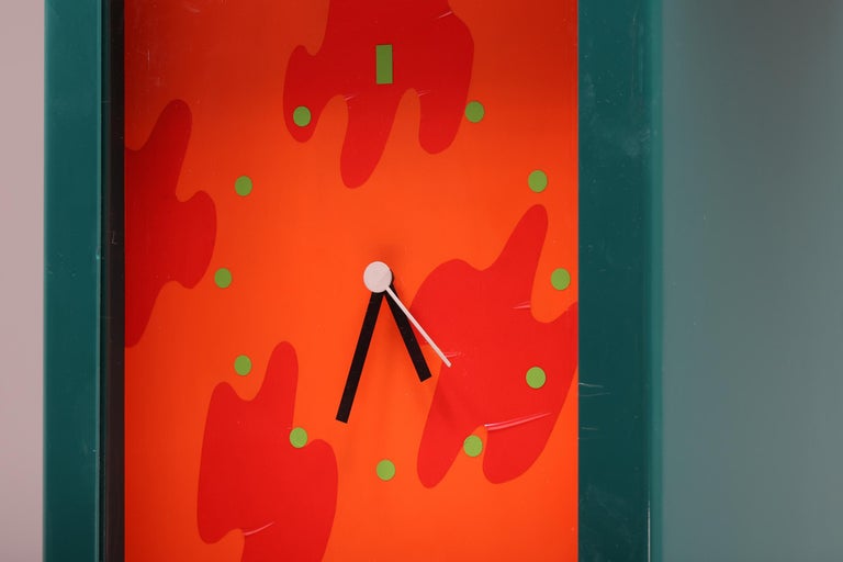George Sowden, Memphis Milano Floor Clock, Italian Design, 1983 For ...