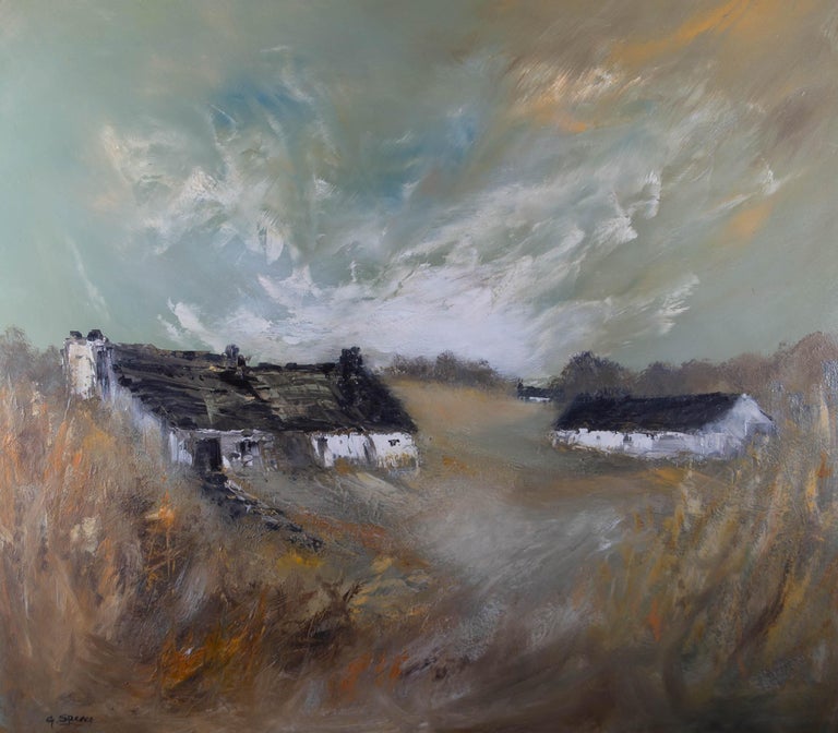 George Spence - George Spence - Contemporary Oil, The Old Farmhouse at ...