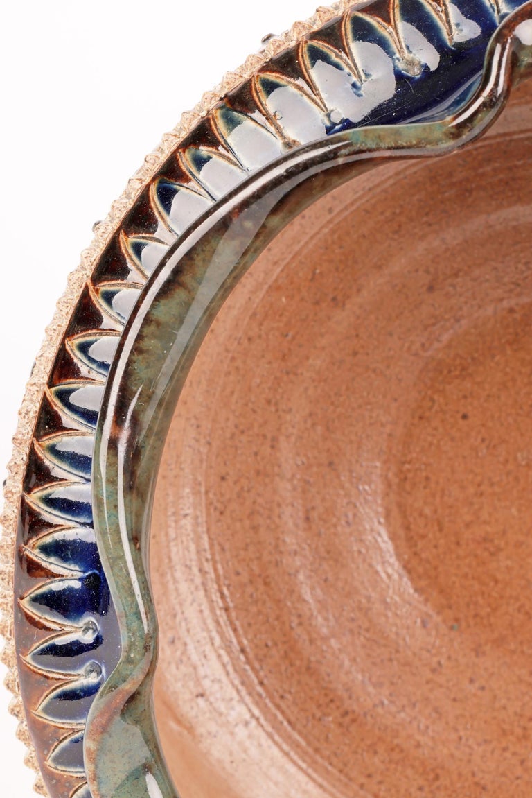 George Tinworth Doulton Lambeth Aesthetic Movement Pottery Bowl, 1879 ...