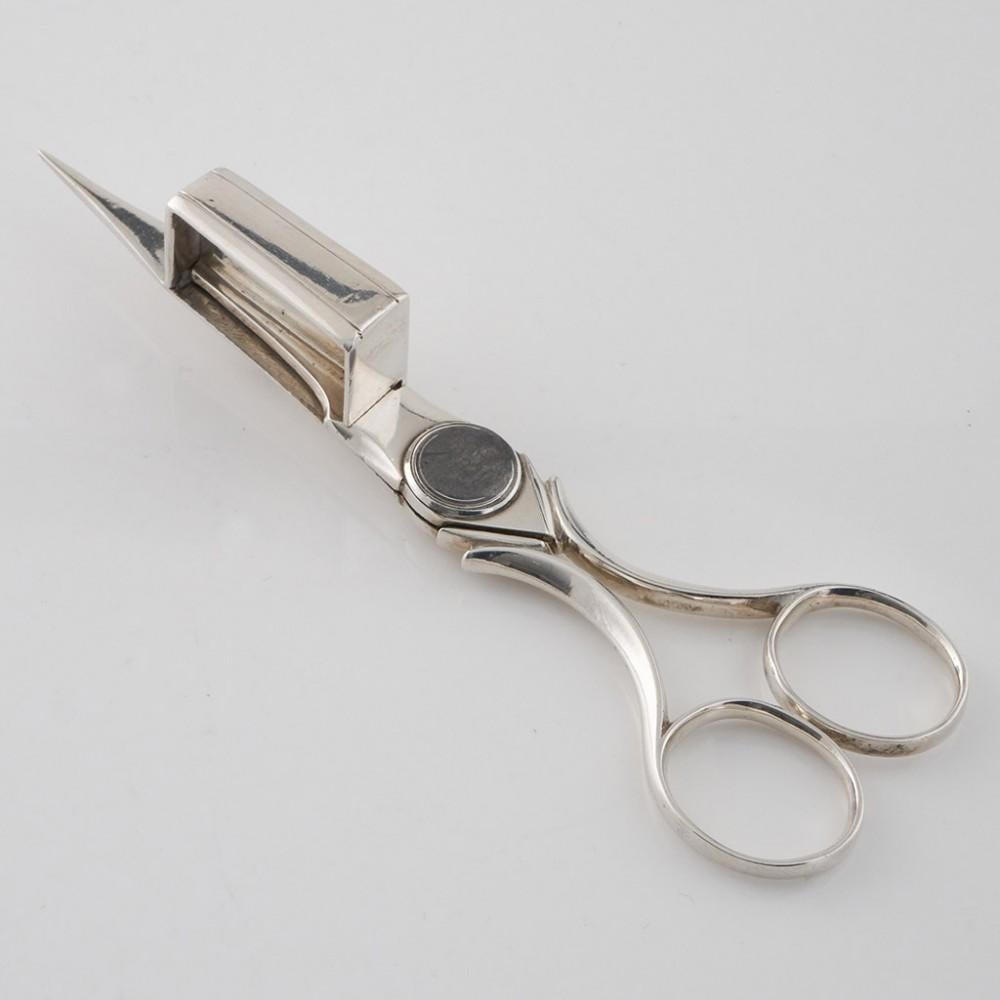 George Unite Sterling Silver Wick Trimmer Birmingham 1838 For Sale at ...
