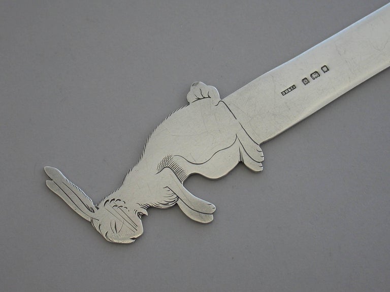 George V Novelty Silver Rabbit Letter Opener 'Benjamin Rabier', 1929 at ...