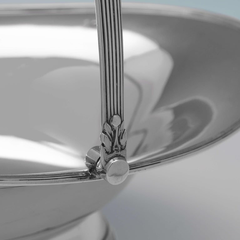 George v Sterling Silver Cake Basket, Sheffield, 1914 For Sale at 1stDibs