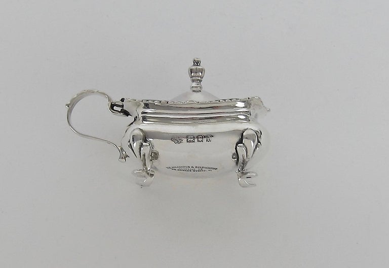 Antique Sterling Silver Mustard Pots from the Goldsmiths and ...