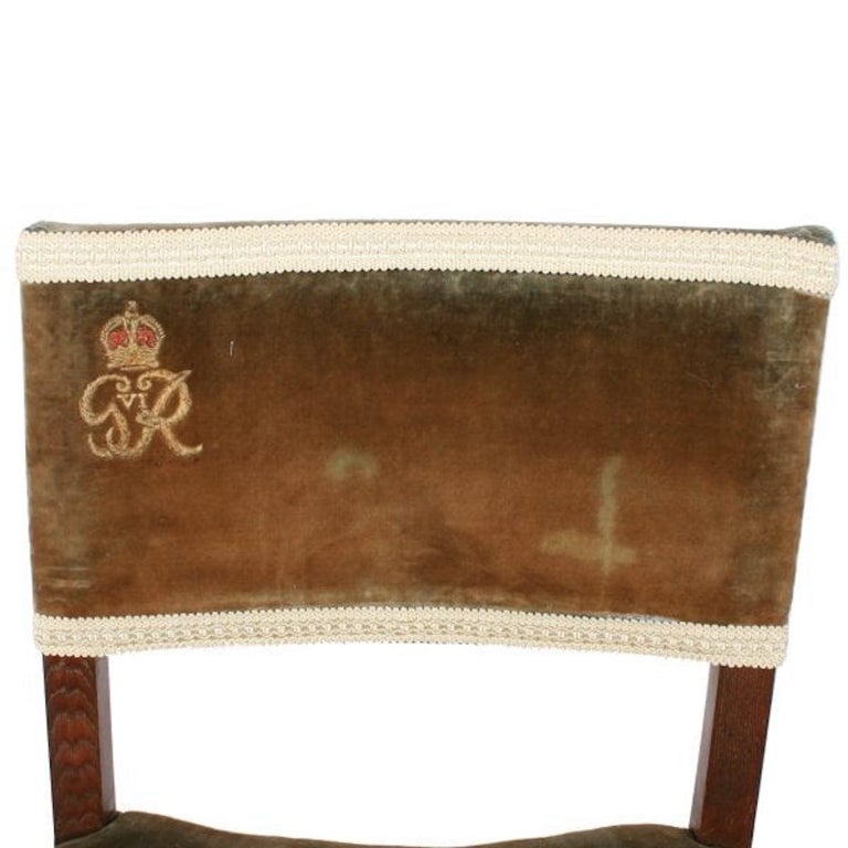 George VI Oak Coronation Chair, 20th Century at 1stDibs | coronation ...