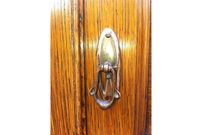 George Walton Style of a Small Arts and Crafts Oak Sideboard with ...