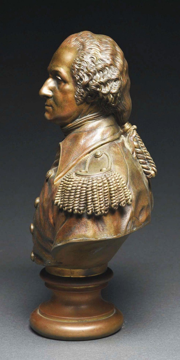 George Washington, Vintage Bronze Bust, 20th Century at 1stDibs