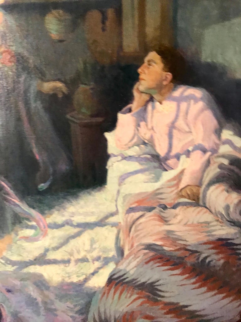 Painting by George Watson Barratt "The Dream" For Sale at 1stDibs