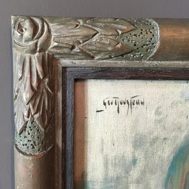 Georges Alphonse Rousseau 'BOY' Painting at 1stDibs