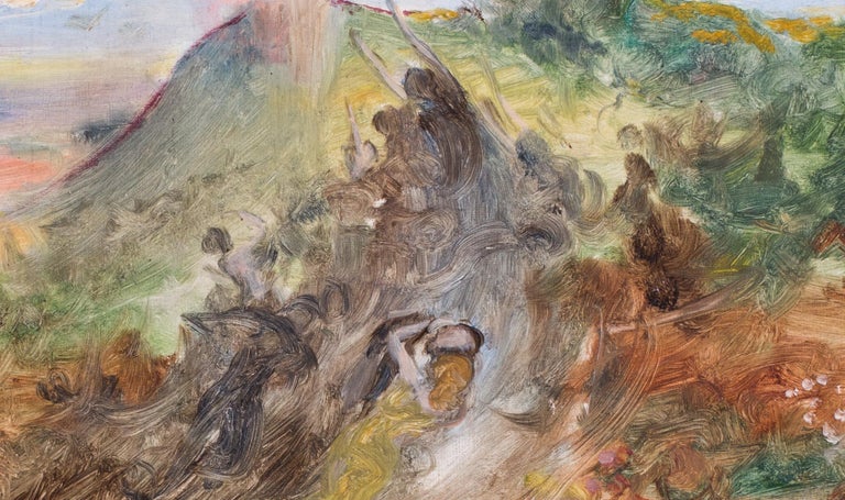 Georges Antoine Rochegrosse - Rochegrosse, 19th Century, a triptych of ...