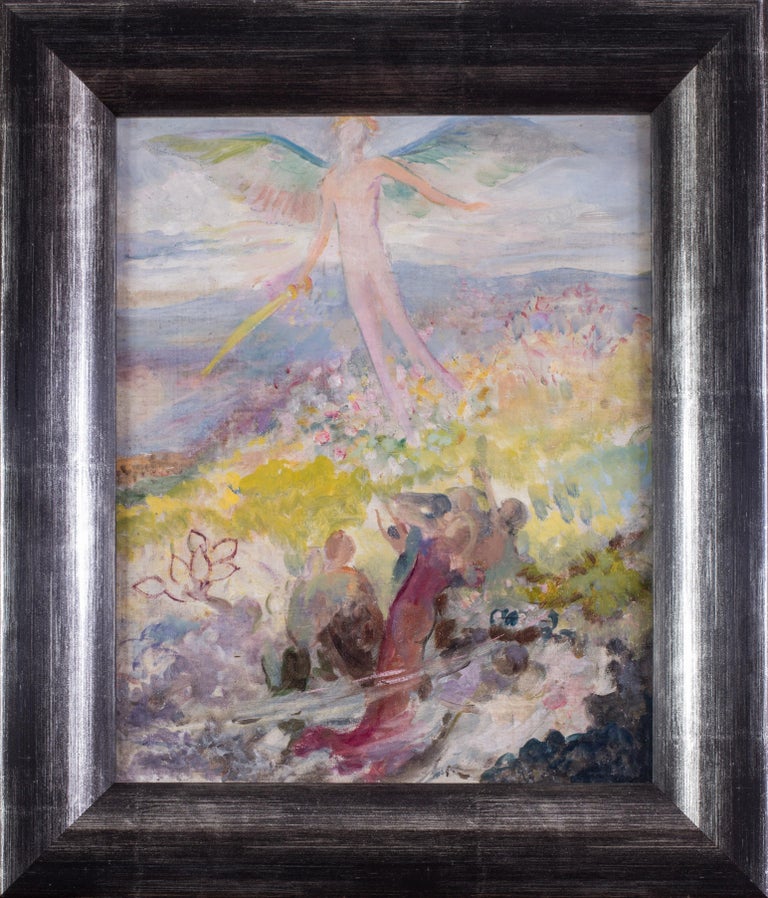 Georges Antoine Rochegrosse - Rochegrosse, 19th Century, a triptych of ...