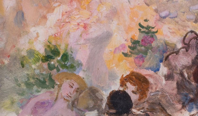 Georges Antoine Rochegrosse - Rochegrosse, 19th Century, a triptych of ...