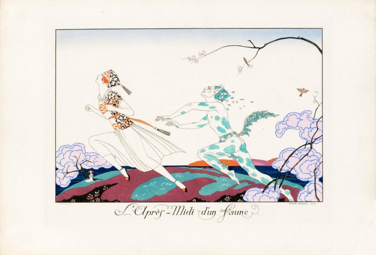 Georges Barbier - "l''Apres-Midi d''un Faune" Original Barbier Dance ...