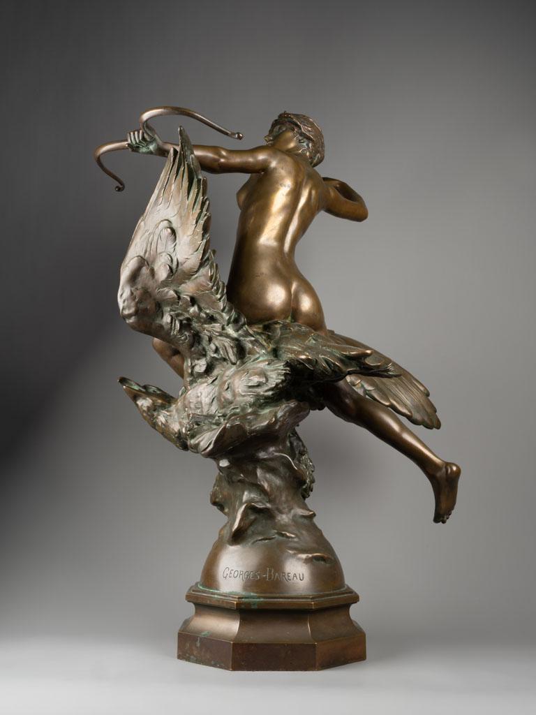 Georges Bareau, "Diana Riding the Eagle Jupiter", 19th Century For Sale ...
