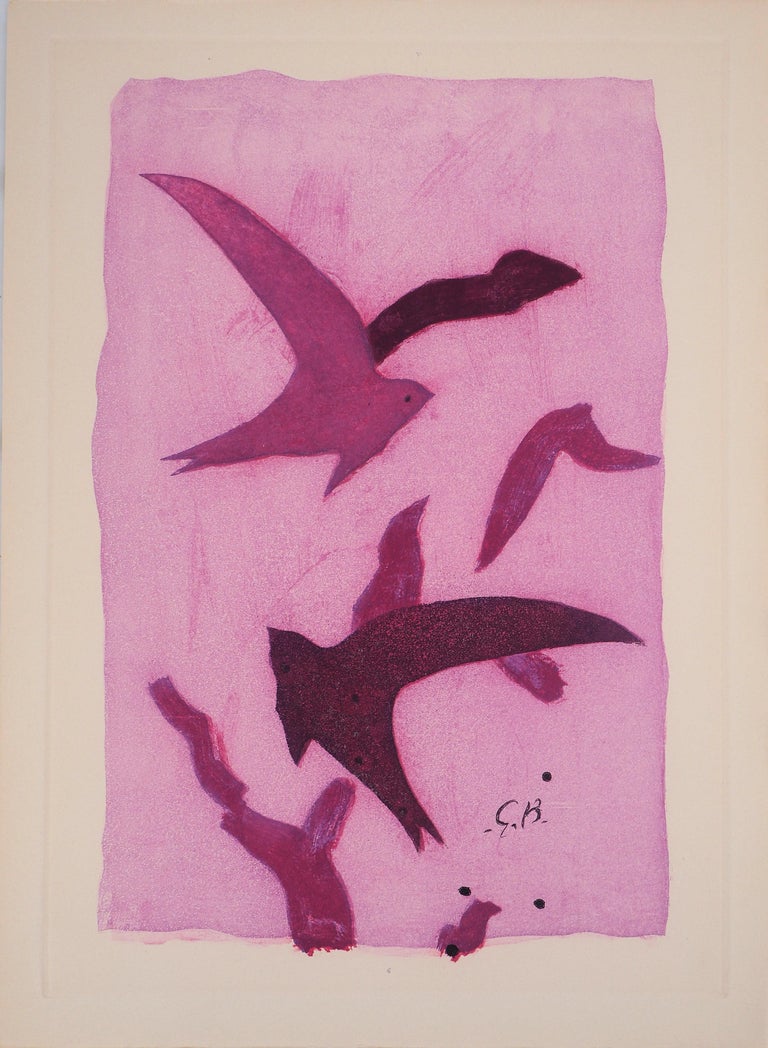 Georges Braque - Hope : Birds - Original Etching, 1962 at 1stDibs