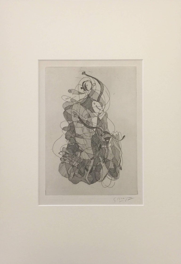 Georges Braque - La Danse - Original Etching by G. Braque - 1934 at 1stDibs