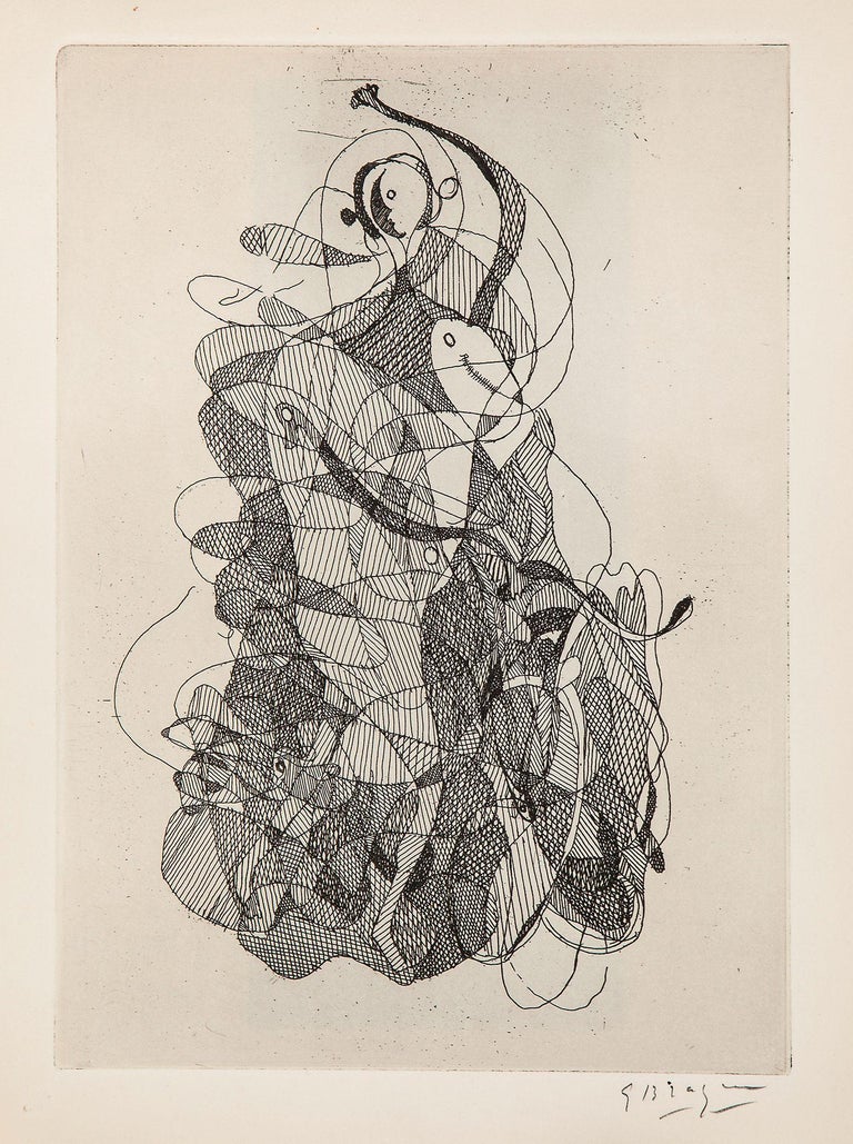 Georges Braque - La Danse - Original Etching by G. Braque - 1934 at 1stDibs