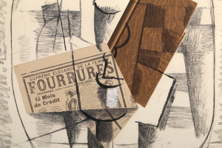 Papier Colle II, Cubist Composition by Georges Braque 1963 For Sale at ...
