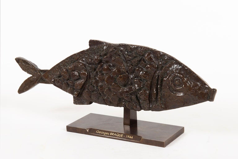 Georges Braque - Poisson, Georges Braque, Fish, Sculpture, Bronze, 1940 ...