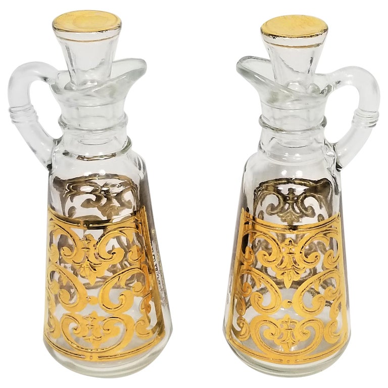 Georges Briard 22-Karat Gold Cruet Set 1960s Midcentury For Sale at 1stDibs