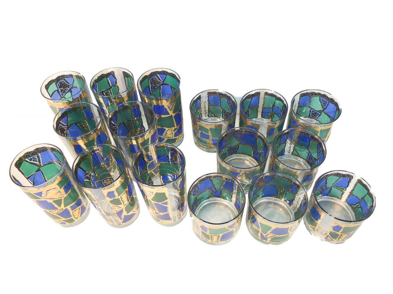 Georges Briard "Europa" Pattern Barware, 16 Pieces at 1stDibs | georges ...