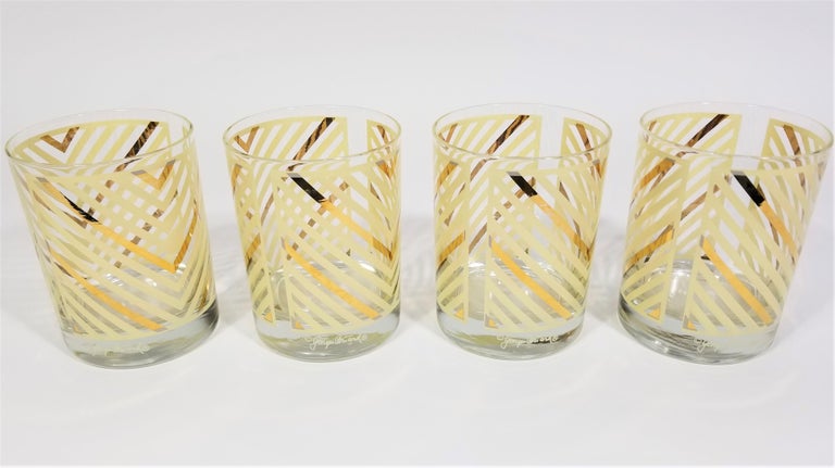 Georges Briard Glassware Barware 1970s Mid Century For Sale at 1stDibs