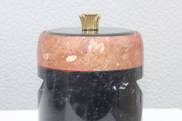Georges Briard Marble Ice Bucket at 1stDibs