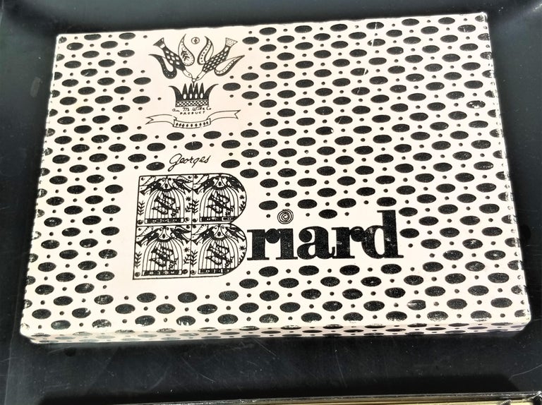 Georges Briard Signed Mid Century Rare and Unused For Sale at 1stDibs