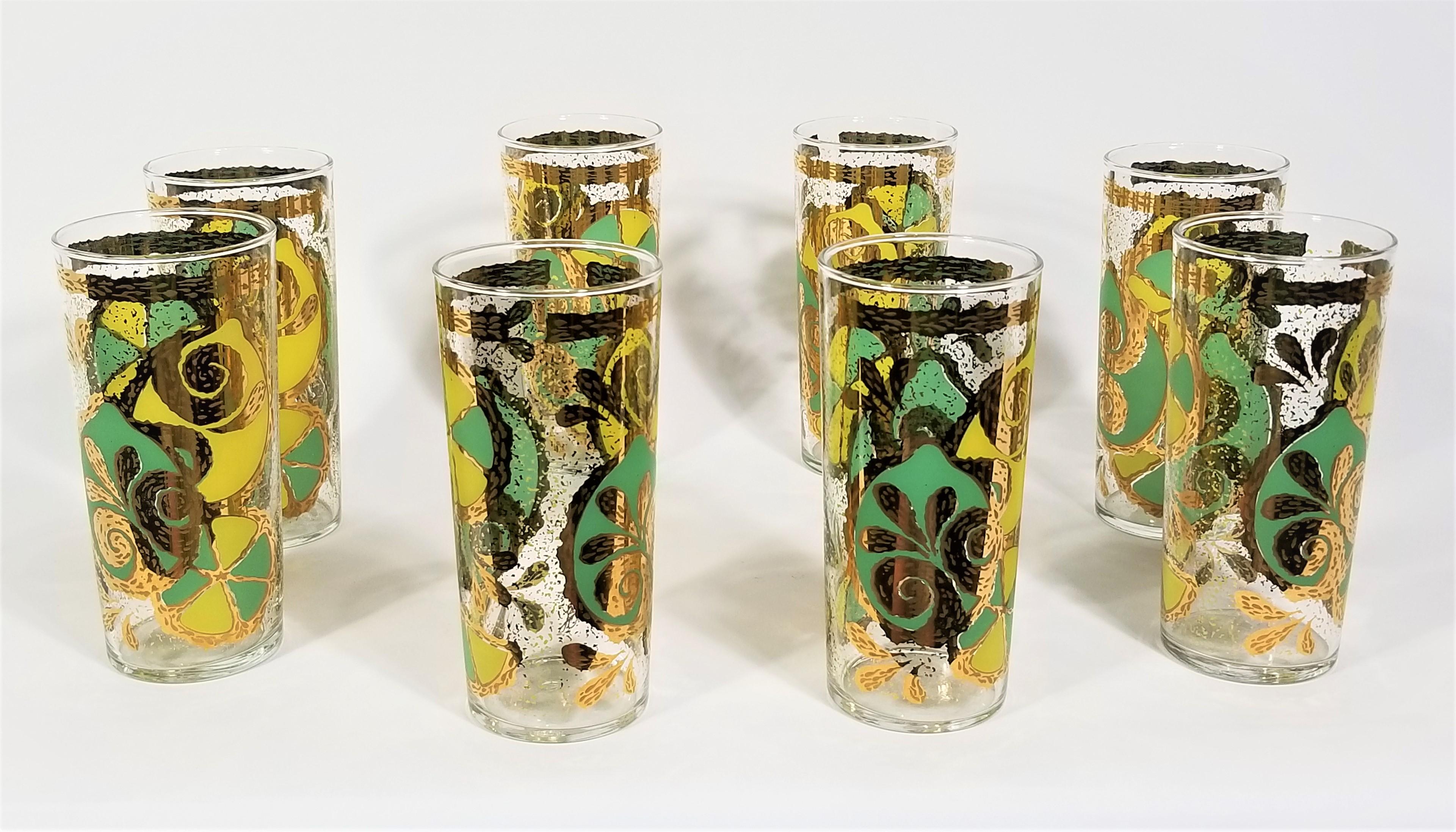 Georges Briard Signed Midcentury Glassware Barware at 1stDibs