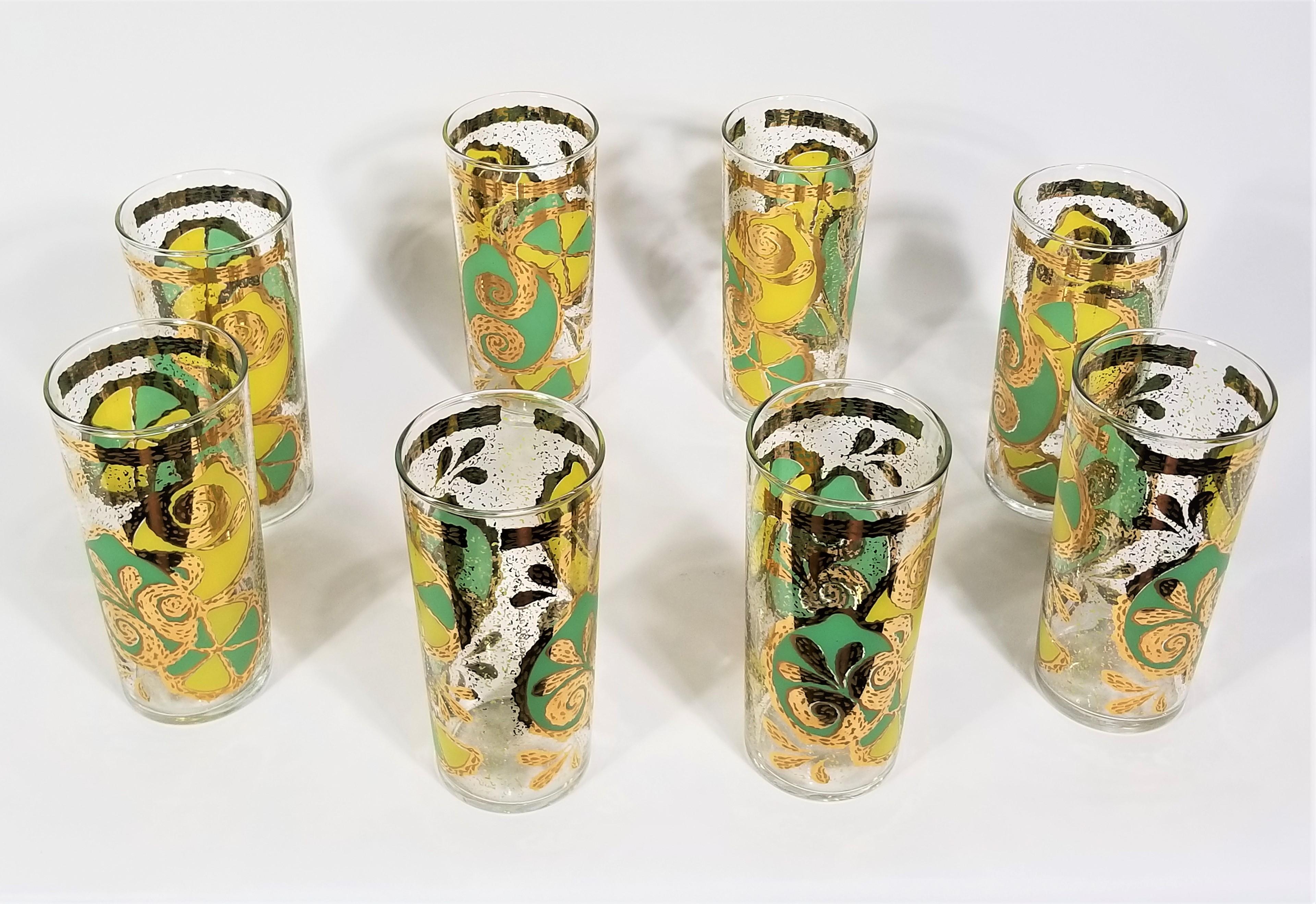 Georges Briard Signed Midcentury Glassware Barware at 1stDibs