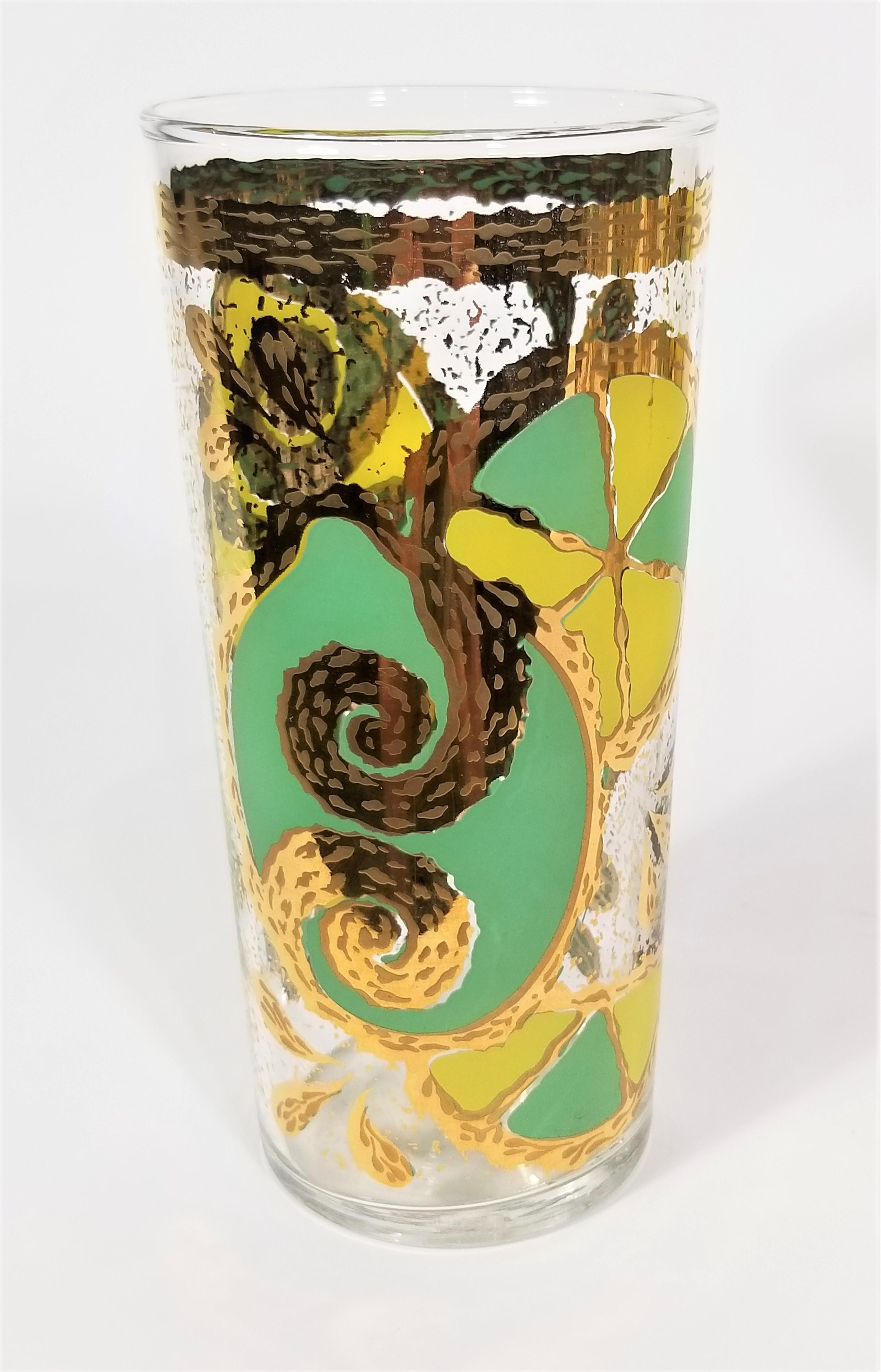 Georges Briard Signed Midcentury Glassware Barware at 1stDibs