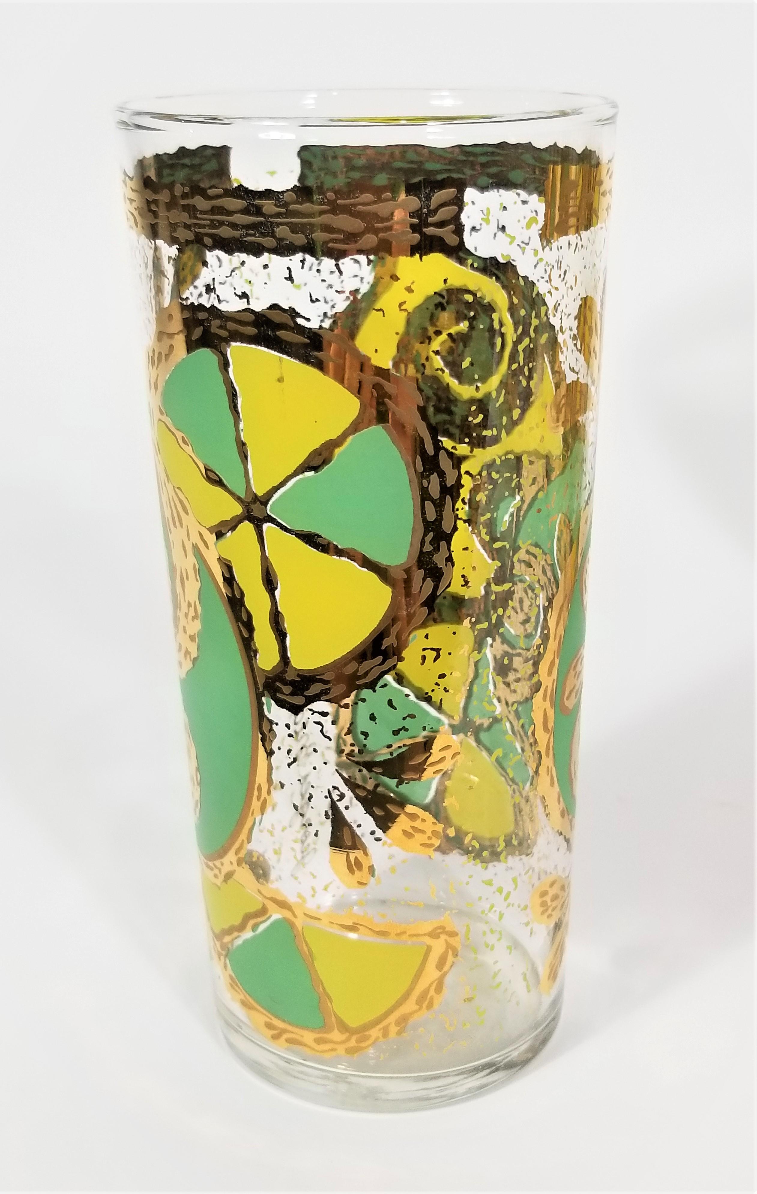 Georges Briard Signed Midcentury Glassware Barware at 1stDibs