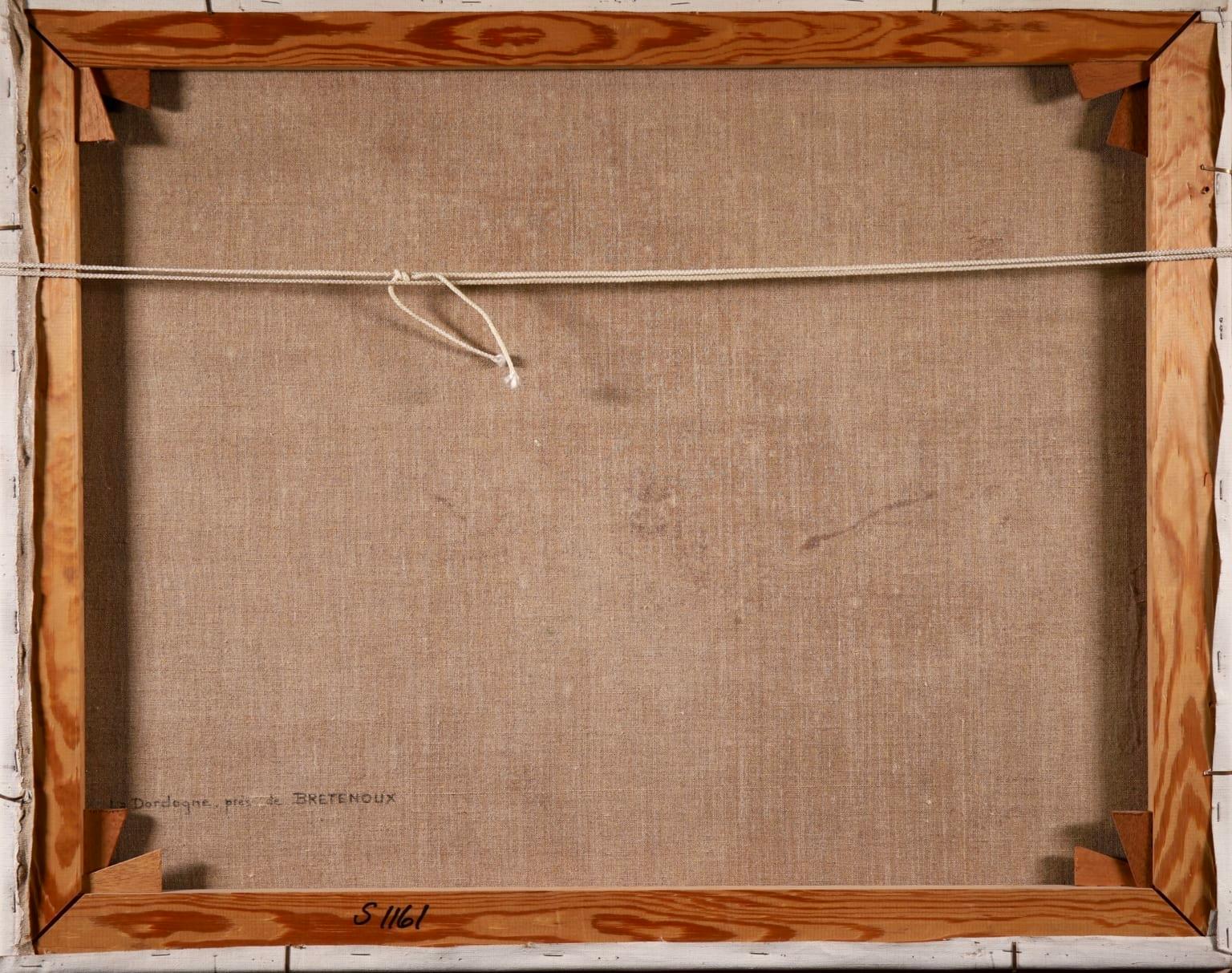 Georges Charles Robin - Dordogne River - Post Impressionist Oil ...